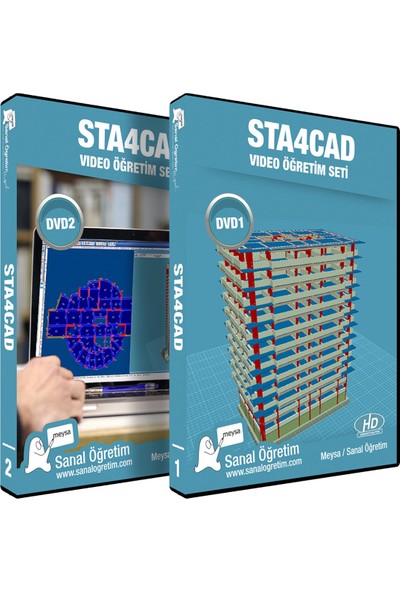 Sanal Öğretim STA4CAD (2018 Tbdy Göre) Video Ders Eğitim Seti Sanal Öğretim STA4CAD (2018 Tbdy Göre) Video Ders Eğitim Seti