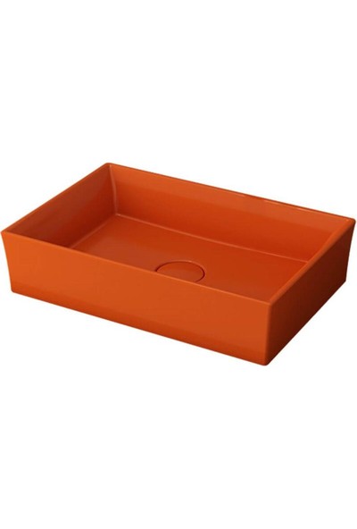 Bocchi Vessel Çanak Lavabo 56 cm Parlak Turuncu 1172-012-0125 Bocchi Vessel Çanak Lavabo 56 cm Parlak Turuncu 1172-012-0125