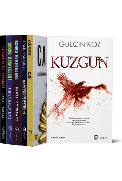 Aksiyon Romanları (6 Kitap Takım) - Halil Kanargı Aksiyon Romanları (6 Kitap Takım) - Halil Kanargı