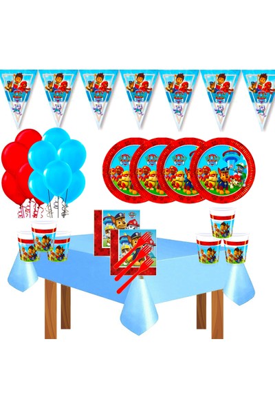 Paw Patrol Paw Petrol Doğum Günü Parti Süsleri Süsleme Seti Paw Patrol Paw Petrol Doğum Günü Parti Süsleri Süsleme Seti
