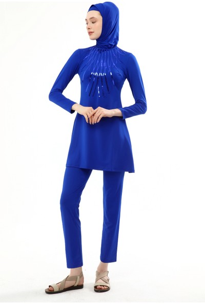 Armare Kadın Tam Kapalı Tesettür Mayo - Saks