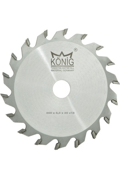 König Knl 200X8,0X30X18 Elmas Uçlu Daire Tes König Knl 200X8,0X30X18 Elmas Uçlu Daire Tes
