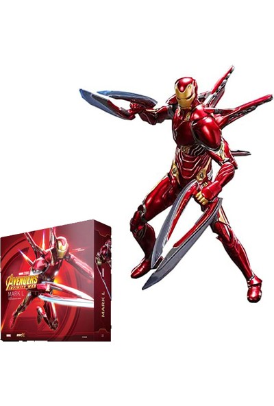 Zt 10. Yıldönümü 18CM Deluxe Marvel Iron Man MK50 - Kırmızı (Yurt Dışından)