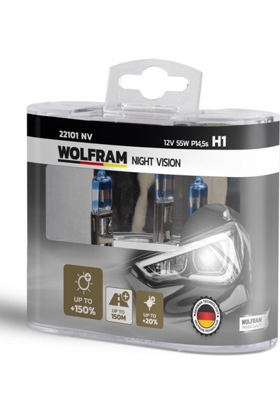 Wolfram H1 Night Vision 12V 55W P14,5S