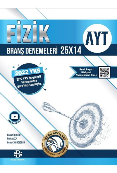 Bilgi Sarmal AYT Fizik 25 x 14 Branş Denemeleri Bilgi Sarmal AYT Fizik 25 x 14 Branş Denemeleri