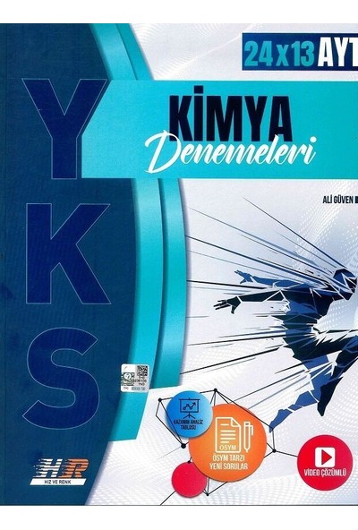Hız ve Renk Yayınları AYT Kimya 24 x 13 Denemeleri Hız ve Renk Yayınları AYT Kimya 24 x 13 Denemeleri
