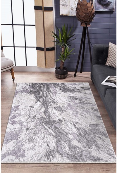 Konfor Halı Konfor Jasmine 1426 Gri Modern Dokuma Halı