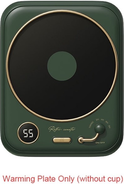 Retro Kahve Kupa Isıtıcı 3 Sıcaklık Ayarlı Ofis Ev Için Kakao Çay Su Süt Için Otomatik Kapanan Fincan Isıtıcı Plaka Hediye Fikri Retro Kahve Kupa Isıtıcı 3 Sıcaklık Ayarlı Ofis Ev Için Kakao Çay Su Süt Için Otomatik Kapanan Fincan Isıtıcı Plaka Hediye Fikri