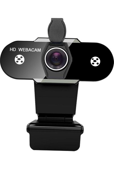 Lovıver Gizlilik Deklanşörü Broadcast Mikrofon Webcam ile Hd Web Kamerası - Kapakla 1080P ( Yurt Dışından)