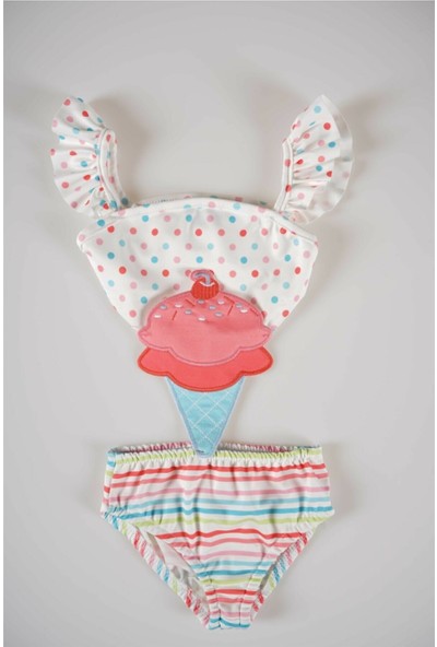 Miniko Kids Yeni Sezon Deniz Kızı Modelli Kız Çocuk Mayo Mayokini