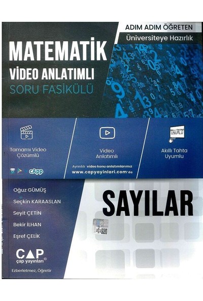 Çap Matematik Sayılar Konu Anlatımlı Soru Bankası Çap Matematik Sayılar Konu Anlatımlı Soru Bankası