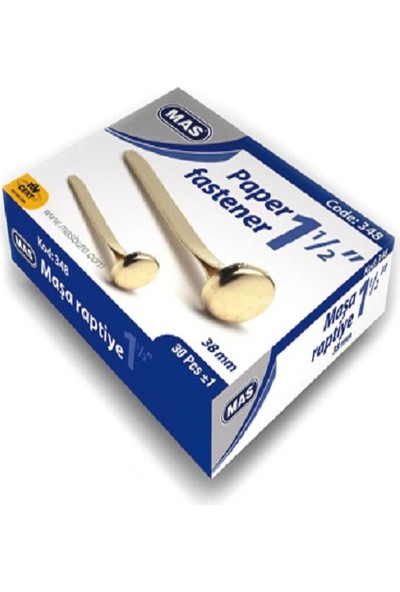 Mas Maşa Raptiye 38 mm No:9 348 Mas Maşa Raptiye 38 mm No:9 348