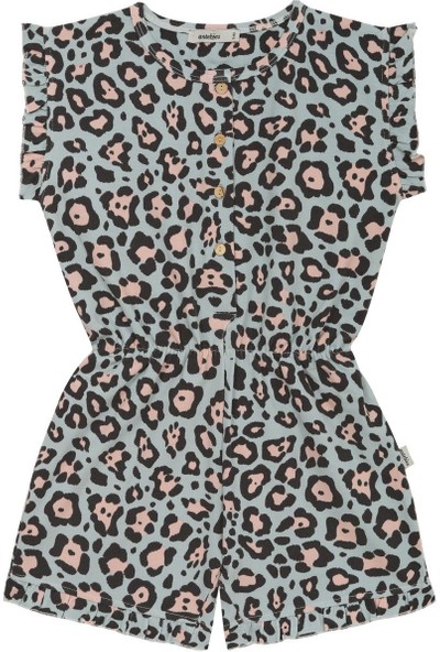 Antebies Cool Leopar Desenli Salopet