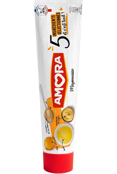 Amora Tüp Mayonez 175 gr Amora Tüp Mayonez 175 gr
