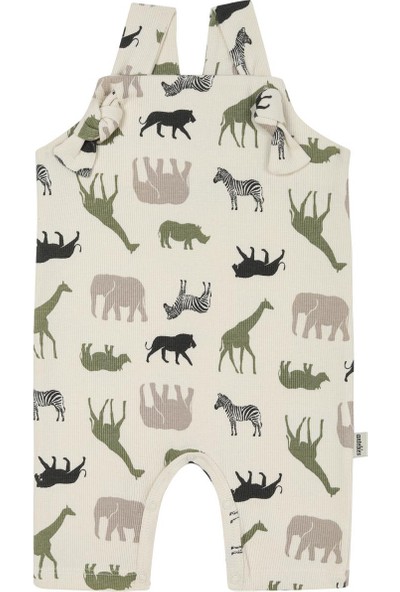 Antebies Safari Desenli Salopet