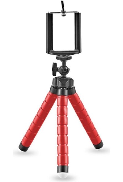 Ascellus Esnek Tripod Kırmızı Renk Ascellus Esnek Tripod Kırmızı Renk