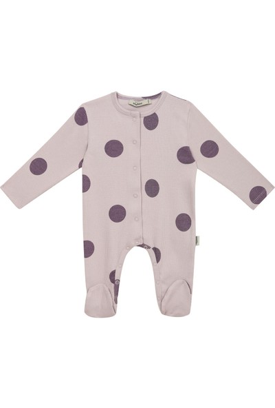 Antebies Sevimli Benek Desenli Patikli Tulum