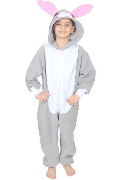 Yüsü Çocuk Tavşan Hayvan Kostümü