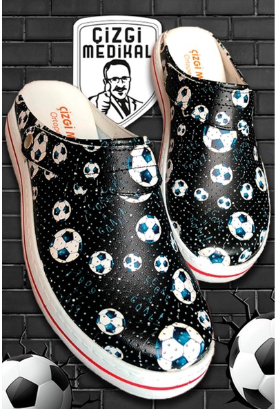 Çizgi Medikal Erkek Klasik Greys Life Sabo Terlikler-Fanatik