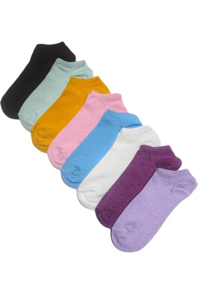 Soytemiz Çorap Bayan Patik Çok Renkli 8li Spor