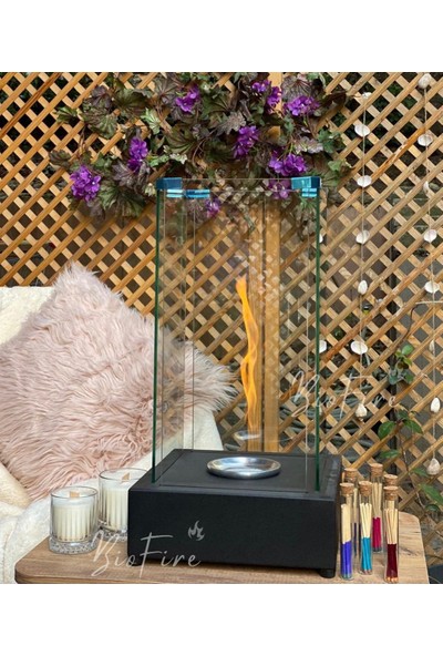 Biofiretr Tornado Büyük Boy Bioethanol Masaüstü Şömine (Bacasız Şömine)