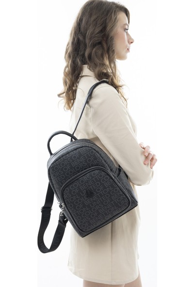 Benetton Kadın Sırt Çantası Siyah BNT754