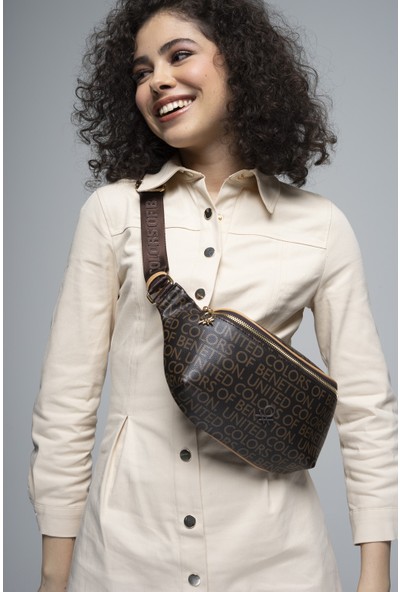 Benetton Kadın Bel Çantası Kahve-A.camel BNT750