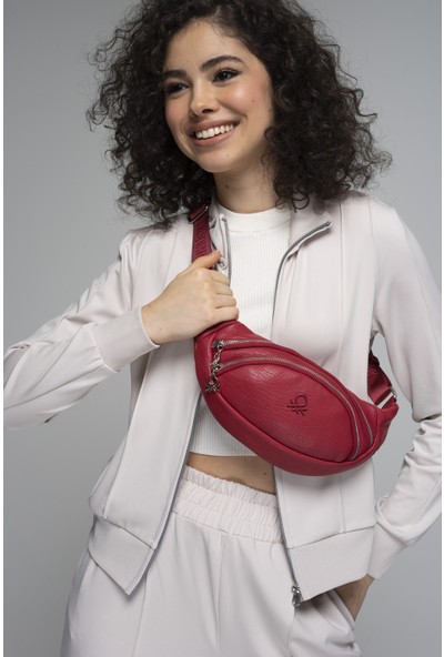 Benetton Kadın Bel Çantası Kırmızı BNT725