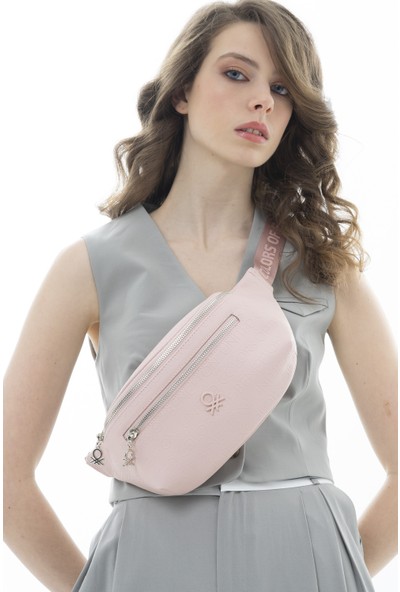 Benetton Kadın Bel Çantası Pembe BNT618