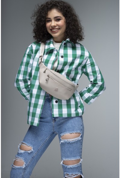 Benetton Kadın Bel Çantası Ten BNT618