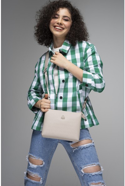 Benetton Kadın Çapraz Çanta Ten BNT612