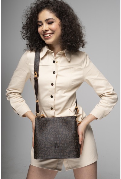 Benetton Kadın Çapraz Çanta Kahve-A.camel BNT739