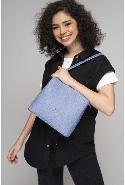 Benetton Kadın Çapraz Çanta Mavı BNT739