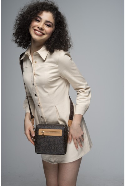 Benetton Kadın Çapraz Çanta Kahve-A.camel BNT748