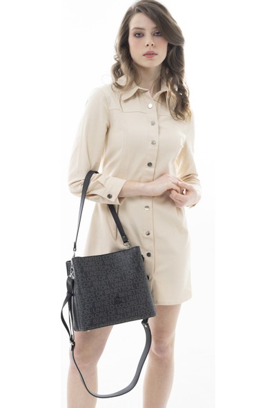 Benetton Kadın Çapraz Çanta Siyah BNT739