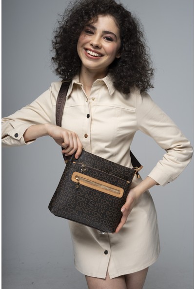 Benetton Kadın Çapraz Çanta Kahve-A.camel BNT758