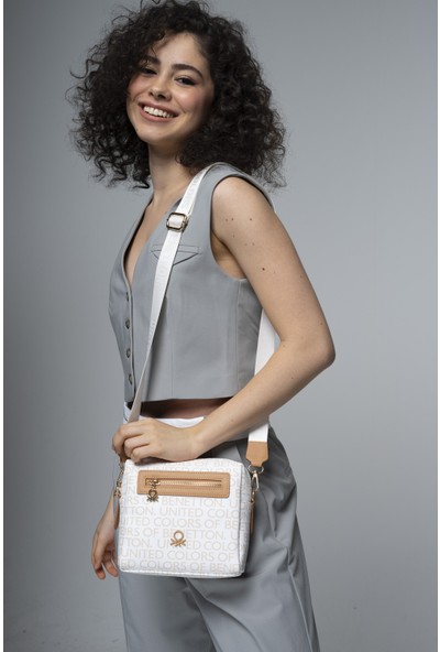 Benetton Kadın Çapraz Çanta Bej-A.camel BNT748