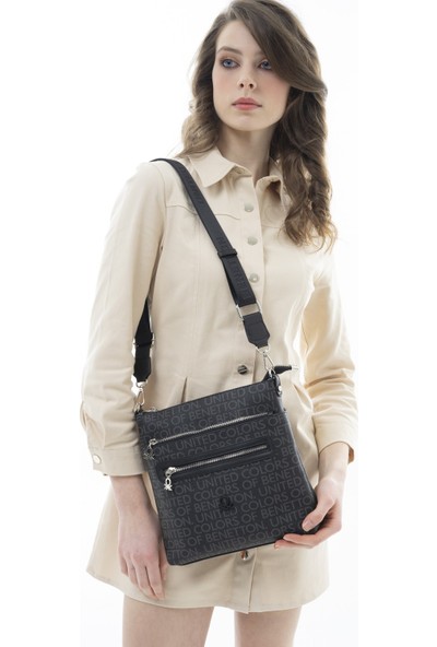 Benetton Kadın Çapraz Çanta Siyah BNT758