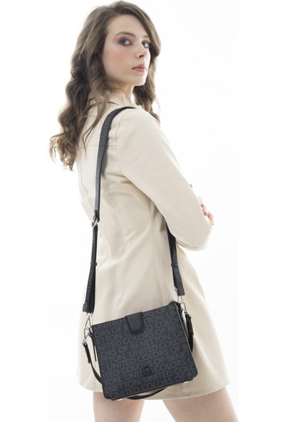 Benetton Kadın Çapraz Çanta Siyah BNT763