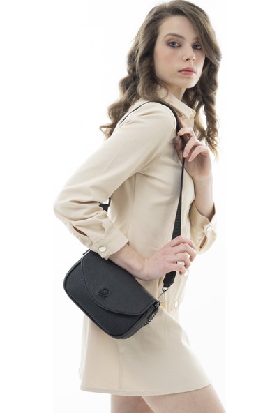 Benetton Kadın Çapraz Çanta Siyah BNT771