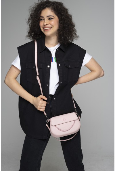 Benetton Kadın Çapraz Çanta Pembe BNT770