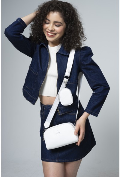 Benetton Kadın Çapraz Çanta Beyaz BNT636