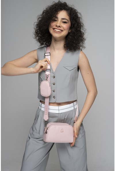 Benetton Kadın Çapraz Çanta Pembe BNT636