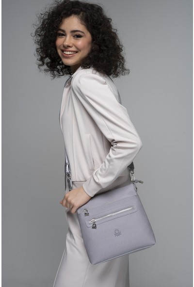 Benetton Kadın Çapraz Çanta A.gri BNT633
