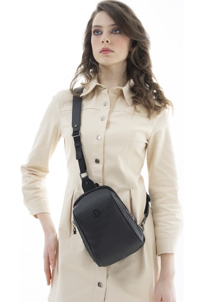 Benetton Kadın Vücut Çantası Siyah BNT632