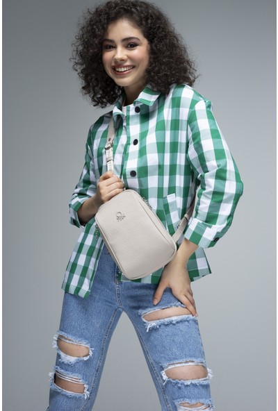 Benetton Kadın Vücut Çantası Ten BNT632