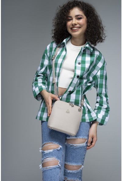 Benetton Kadın Çapraz Çanta Ten BNT623