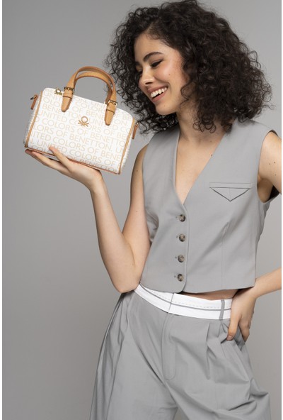 Benetton Kadın Çapraz Çanta Bej-A.camel BNT789