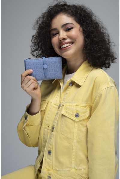 Benetton Kadın Cüzdan Mavı BNT740