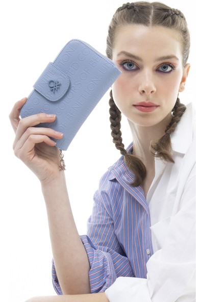 Benetton Kadın Cüzdan Mavı BNT733